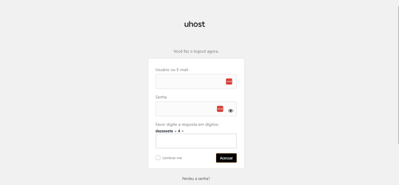 Atualizando paleta de cores – uHOST