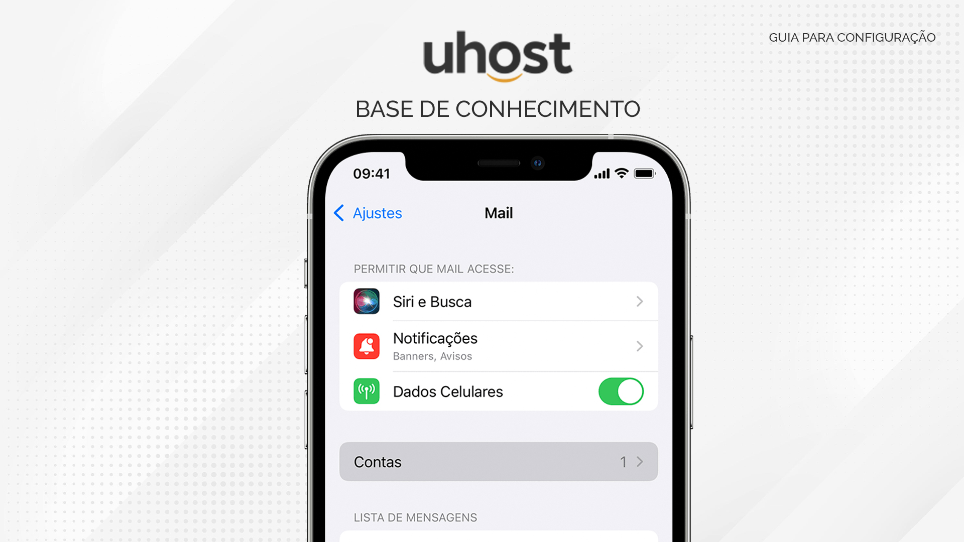 Como configurar e-mail no IOS - Passo a Passo - uHOST