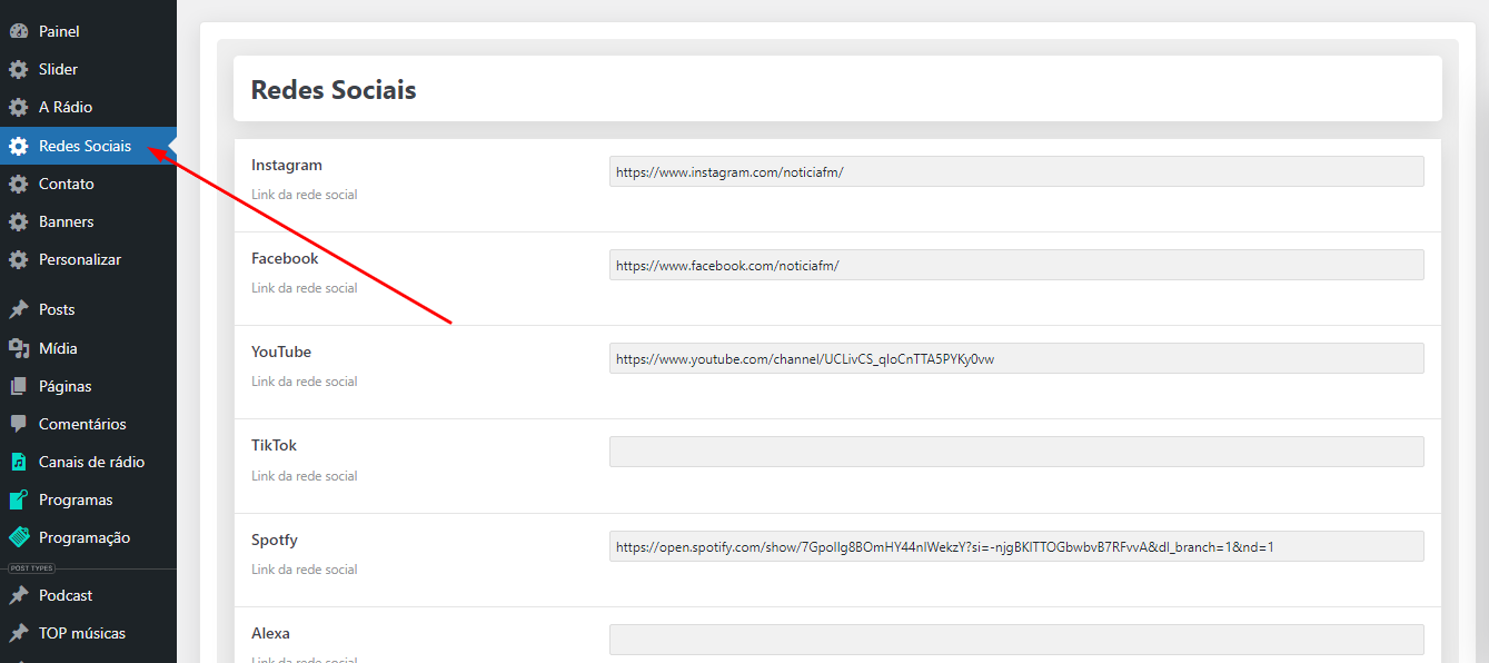 Redes sociais – uHOST